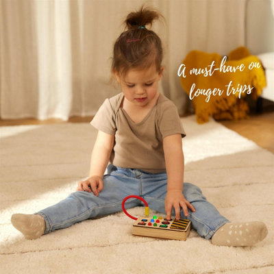 Electronic Busy Board with Switch Box - Montessori Kids Activity Board ...