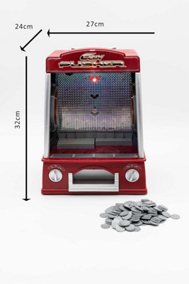 Electronic Coin Pusher Machine Toy Arcade Game Kid's Gift Christmas ...