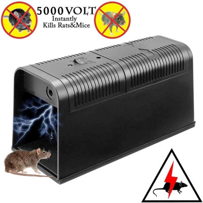 Electronic Mouse Trap Mice Rat Killer Pest Control Electric Shock ...