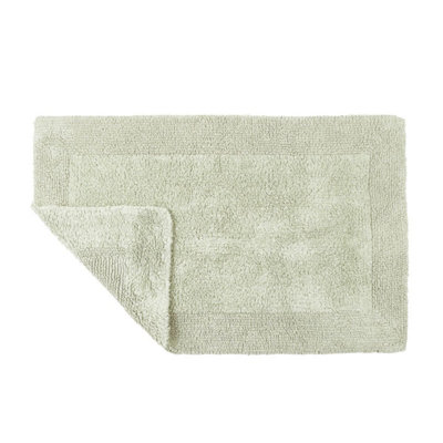 Elegance Reversible Heavyweight Bath Mat - Sage Green
