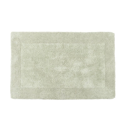 Elegance Reversible Heavyweight Bath Mat - Sage Green