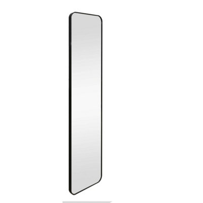 Elegant Allen Black Free Standing Leaner Mirror 150 x 35 cm for Modern ...