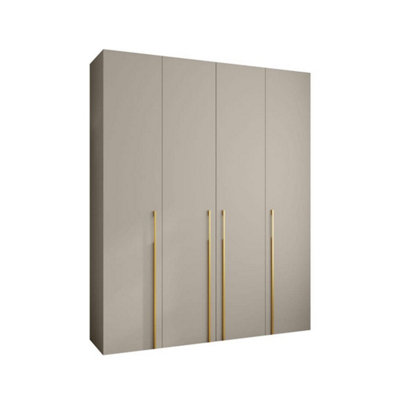Elegant Cashmere Como 3 Hinged Door Wardrobe H2460mm W2000mm D500mm ...