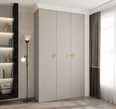 Elegant Cashmere Como I Hinged Door Wardrobe H2460mm W1500mm D500mm ...