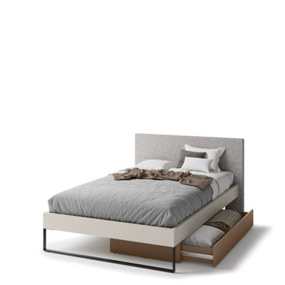 Elegant Cashmere & Truffle Divan Bed H880mm W1490mm L2050mm - EU Small ...