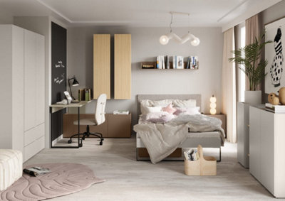 Elegant Cashmere & Truffle Divan Bed H880mm W1490mm L2050mm - EU Small ...