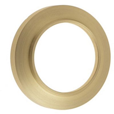 Elegant Chamfered Outer Roses for Escutcheons in Satin Brass Finish ...