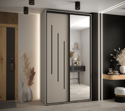 Elegant Dakota IX Sliding Door Wardrobe 1400mm - Space-Saving Storage ...