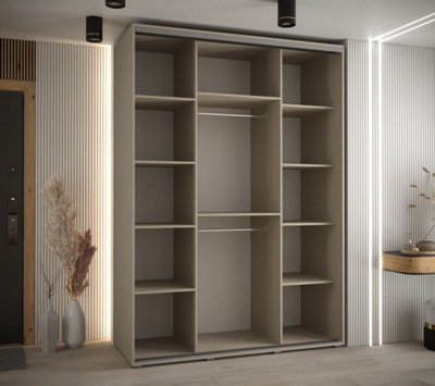 Elegant Dakota VII Sliding Door Wardrobe 1800mm - Spacious Storage with ...