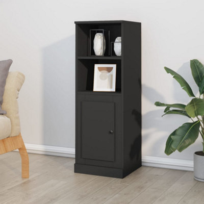 Elegant Highboard Black 36x35.5x103.5 cm Engineered Wood