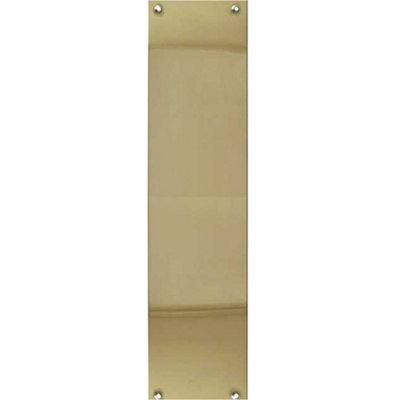 Elegant Polished Brass Fingerplates 305x75mm for Door Protection - Door ...