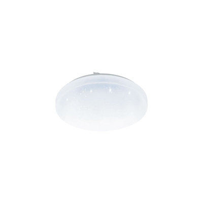 ELEGANT WHITE LED WALL FLUSH CEILING LIGHT WITH CRYSTAL EFFECT - 12W