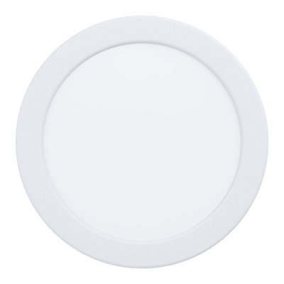 Elegant White Round LED Flush Downlight for Walls and Ceilings - 10.5W ...