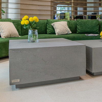 Elementi Colorado GRC Medium Coffee Table in Space Gray | DIY at B&Q