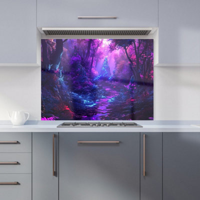 Elena Sable: 00026 Premium Glass Kitchen Splashback W900mm x H650mm