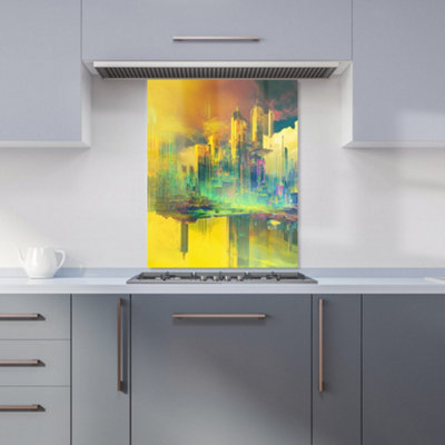 Elena Sable: 00059 Premium Glass Kitchen Splashback W600mm x H750mm