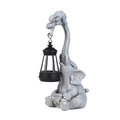 Elephant-shaped Solar Garden Decorative Lamp