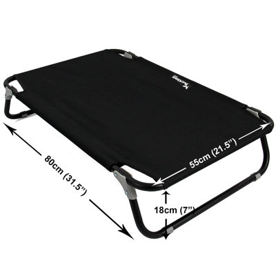Elevated Dog Bed Pet Cat Raised Folding Camping Cot Indoor Outdoor ...