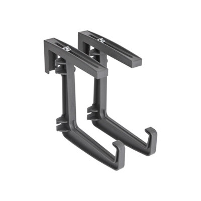 Elho Green Basics Universal Anthracite Balcony Hooks at B&Q