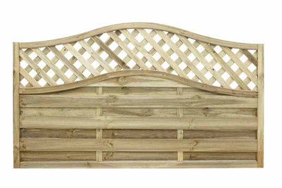 Elite Meloir Panel - Timber - L4 x W180 x H105 cm at B&Q