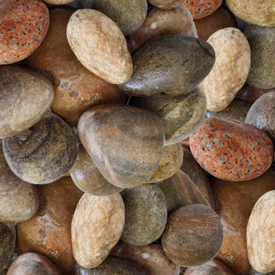 Elixir Garden Supplies 50-80mm Scottish Cobbles Decorative Stones x180kg