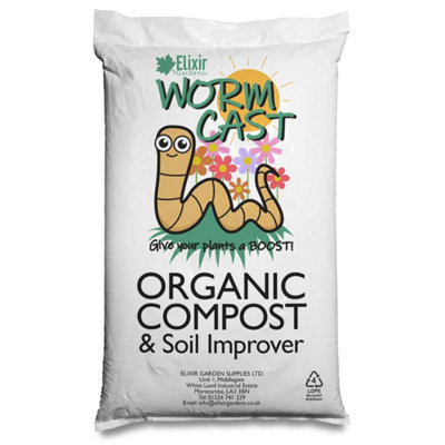 Elixir Gardens 100% Organic Wormcast Multi Purpose Compost Nutrient ...
