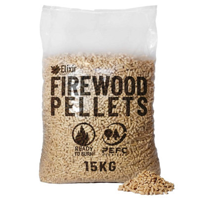 Elixir Gardens 1x15kg Birch Pellets Bag