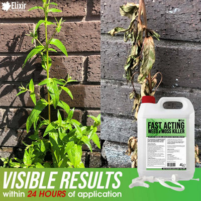 Elixir Gardens 4L Fast Acting Weed & Mosskiller Natural & Organic ...