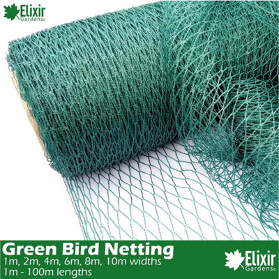 Elixir Gardens Anti Bird Crop Fruit Pond Protection Netting Green UV ...
