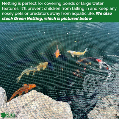 Elixir Gardens Anti Bird Crop Fruit Pond Protection Netting Green UV ...