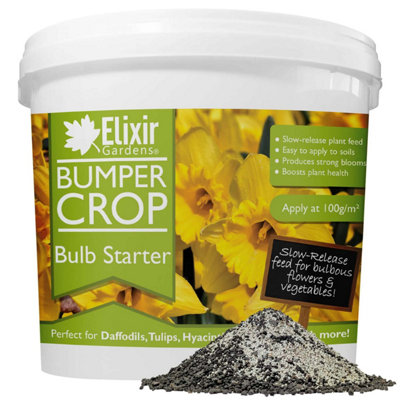 Elixir Gardens Bumper Crop Bulb Starter Tulip, Daffodil & Hyacinth Feed ...