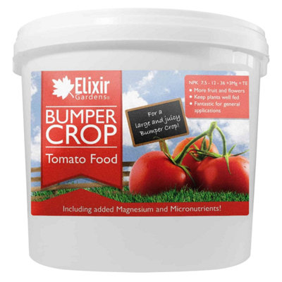 Elixir Gardens Bumper Crop Soluble Tomato, Fruit & Plant Feed 9-15-38 ...