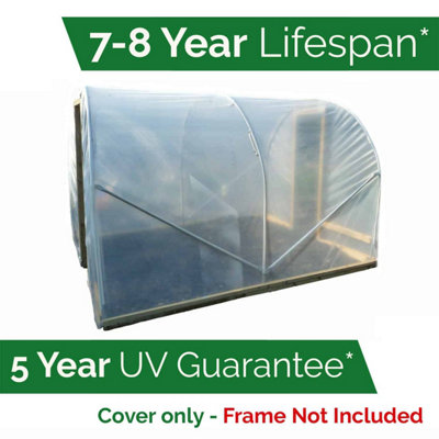 Elixir Gardens Clear 720 Gauge (180 Microns) Polytunnel Sheeting 11.1m ...