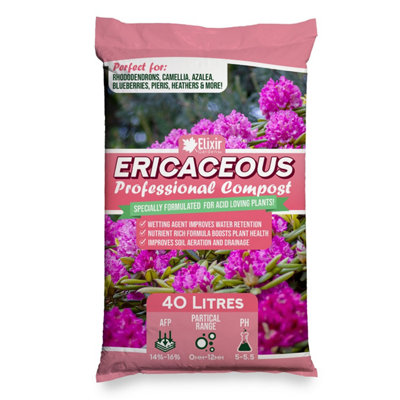 Elixir Gardens Ericaceous Compost for Acid Loving Plants x200L