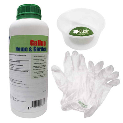 Elixir Gardens Gallup Weed Killer Home & Garden Glyphosate Commercial ...