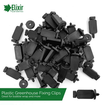 Elixir Gardens Greenhouse Bubble Wrap Insulation Clips x80