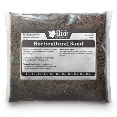 Elixir Gardens Horticultural Sand For Mixing With Compost & Helping ...