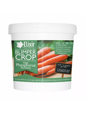 Elixir Gardens NPK 12-36-12 Bumper Crop High Phosphorus Root Fertiliser ...