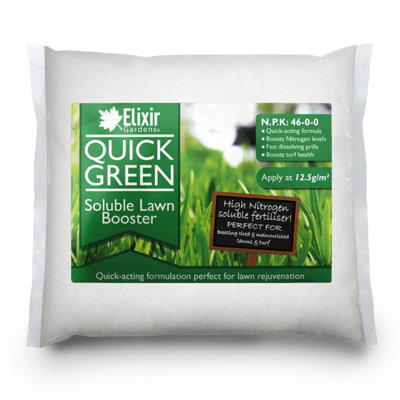 Elixir Gardens Quick-Green Soluble Urea Prills 46% Nitrogen Lawn ...