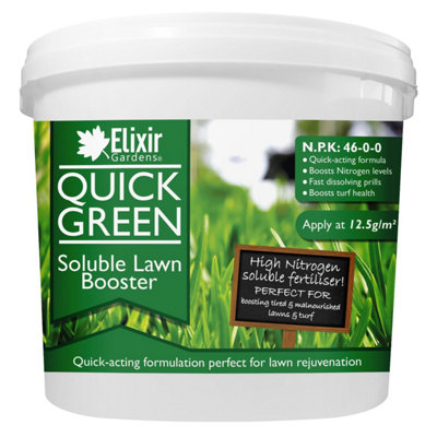Elixir Gardens Quick-Green Soluble Urea Prills 46% Nitrogen Lawn ...