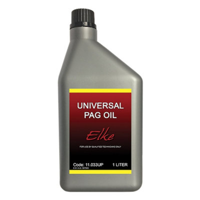 Elke R134a & HFO1234yf Universal PAG Oil 1 Litre Air Couplers Lubricant