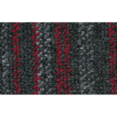 Elland Tile 7785 Black Red Contract Carpet Tiles for Domestic & Light ...