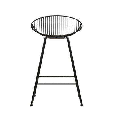Ellis Wire Counter Stool Black