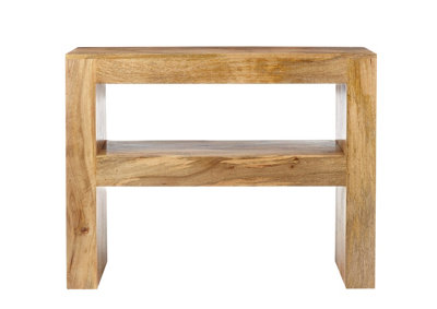 Elm Home And Garden Solid Light Wood Console Hall Telephone Table Small ...