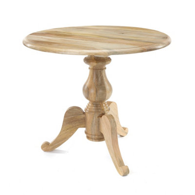 Elm Home And Garden Solid Wood Light Oak Finish Round Dining Table H77 ...