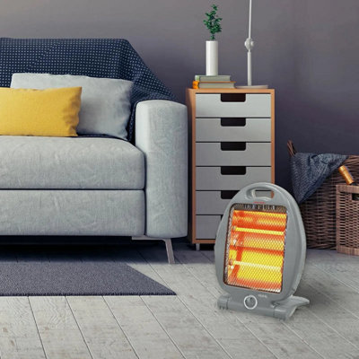 Elpine Halogen Heater 800W Electric Portable Space Room Heating ...