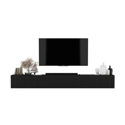 Elpis Glamour TV Cabinet Media Unit Extra Long 300 cm Wall Mounted ...