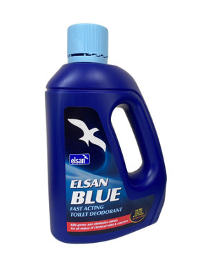 Elsan Blue 2L Chemical Toilet Fluid Powerful Anti-Bacterial Formula
