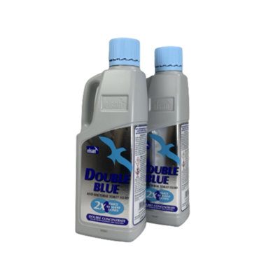 Elsan Double Strength Blue Toilet Chemical Twin Pack 2 x 2L Bottles