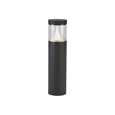 Elstead Egersund Integrated LED Outdoor LED Short Bollard, Graphite, IP65